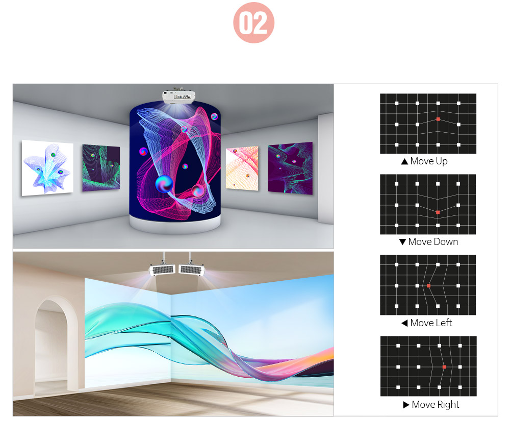 EK-350ST : EIKI Projectors | 에이키 프로젝터 - 레이저 광원의 고휘도 Semi-Short 프로젝터