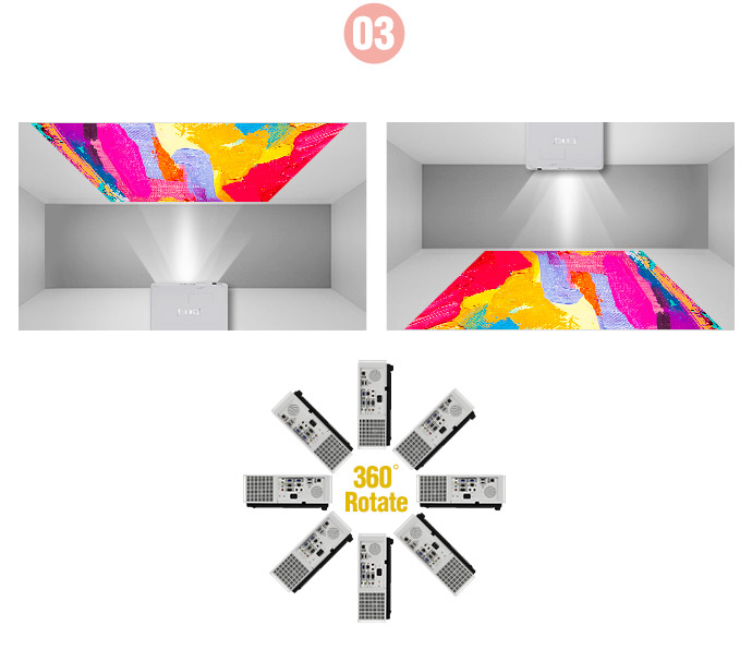 EK-355UK : EIKI Projectors | 에이키 프로젝터 - 빛이 있는 공간에서도 실사처럼 선명하게